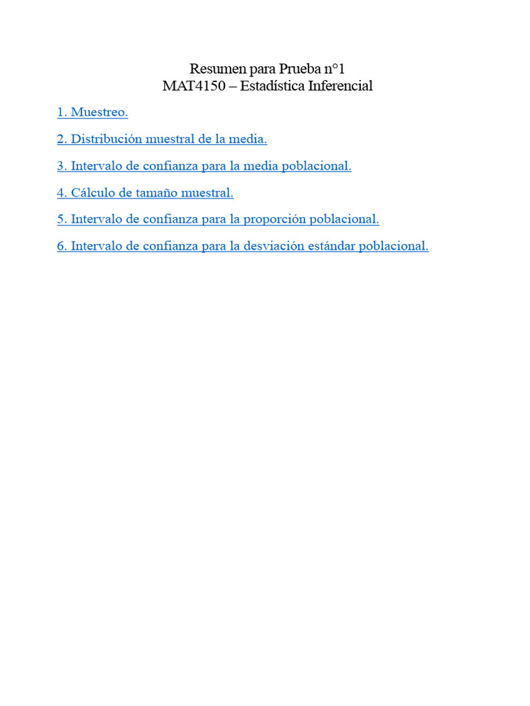 Resumen para P1 | PDF