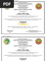 Editable Sample Certificate Template For Kinder, Grade 6, Grade 10, Grade 12 Certificate | PDF ...