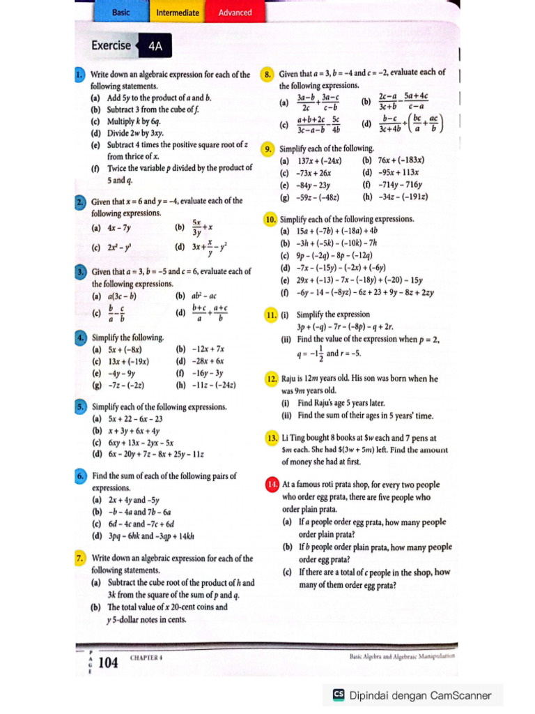 Math 7.4a-B | PDF