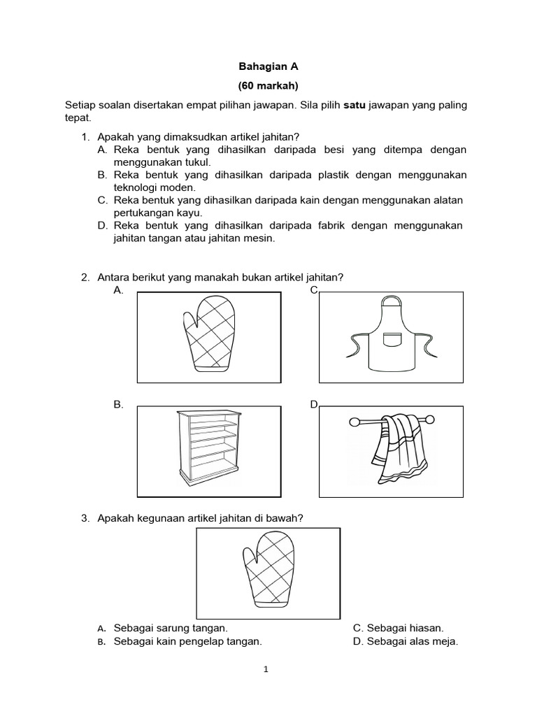Soalan UPSA RBT Tahun 5 2023 | PDF