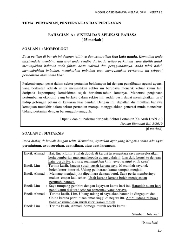 016 Modul OASIS BM SPM Kertas 2-64-72 | PDF | Teknologi & Rekayasa