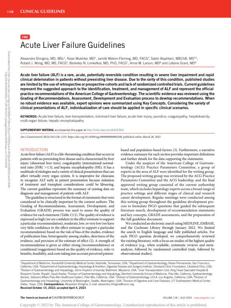 Acute_Liver_Failure_Guidelines.14 | PDF
