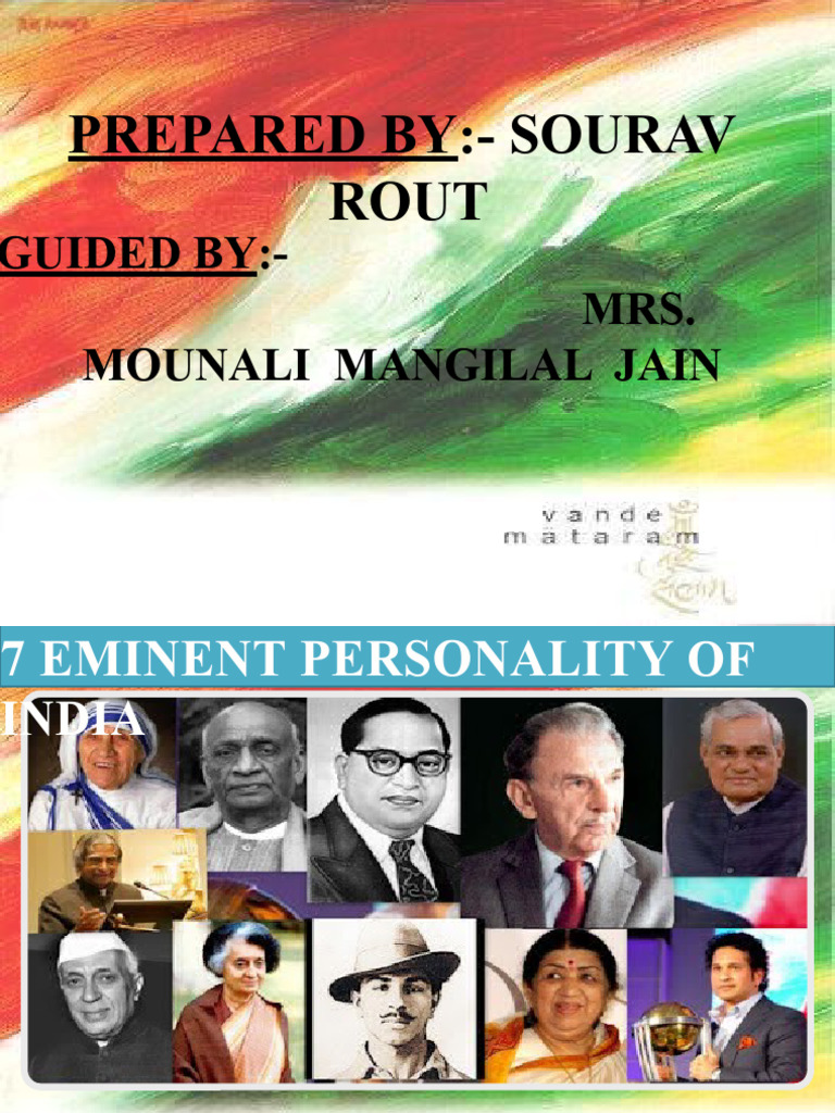 Famous Personalities | PDF