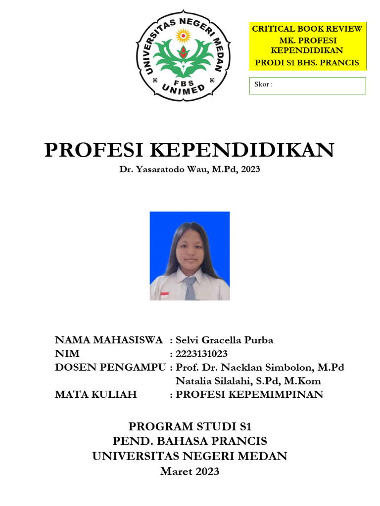 CBR Profesi Pendidikan | PDF