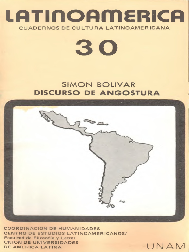 Discurso Bolívar Angostura | PDF