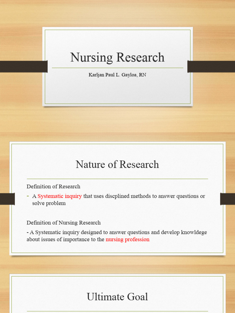 Nursing Research Refresher | PDF | Sampling (Statistics) | Level Of Measurement