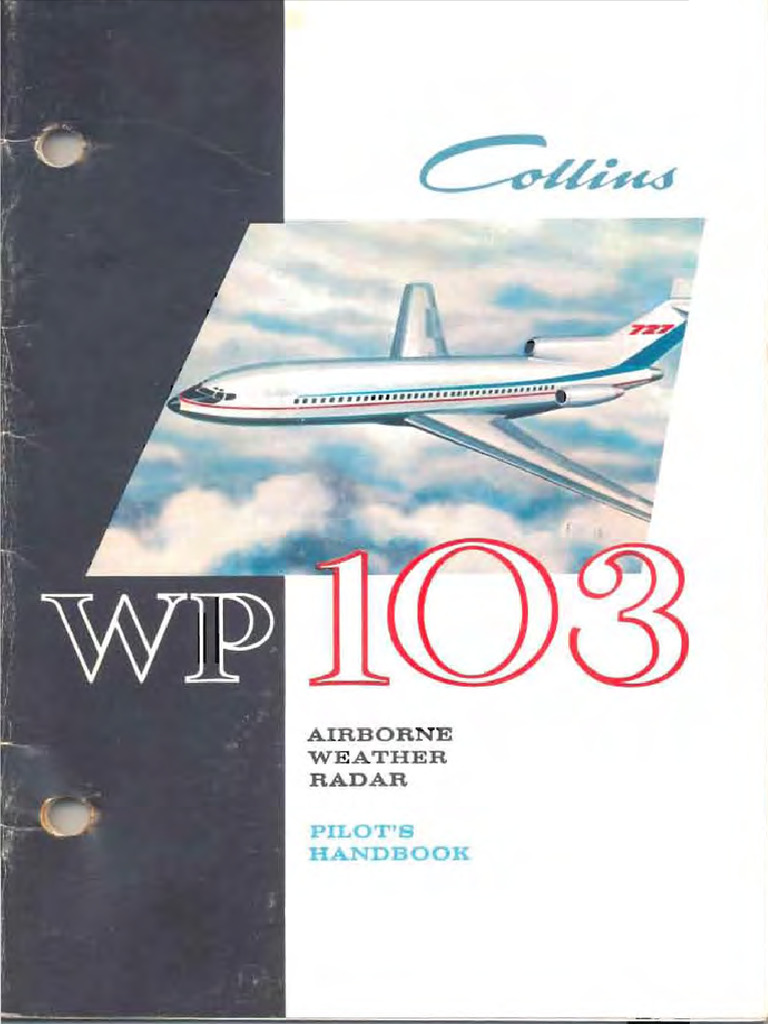 Collins WP103 Airborne Weather Radar Pilot's Handbook | PDF | Radar ...