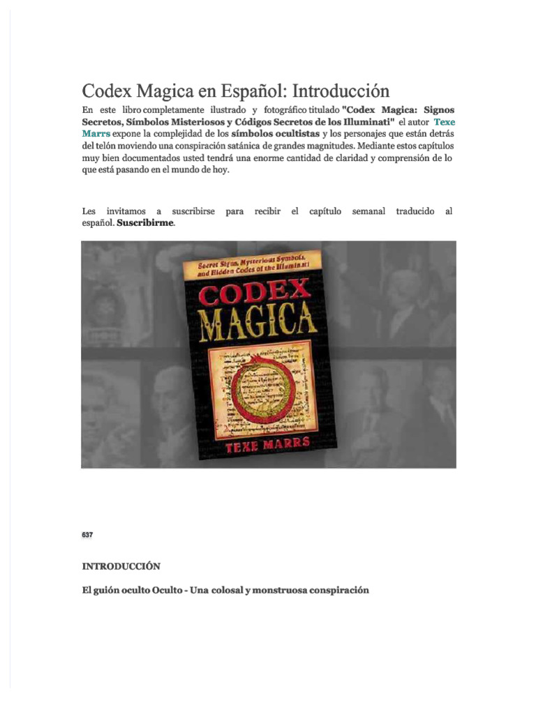 Codex Magica de Texe Mars | PDF