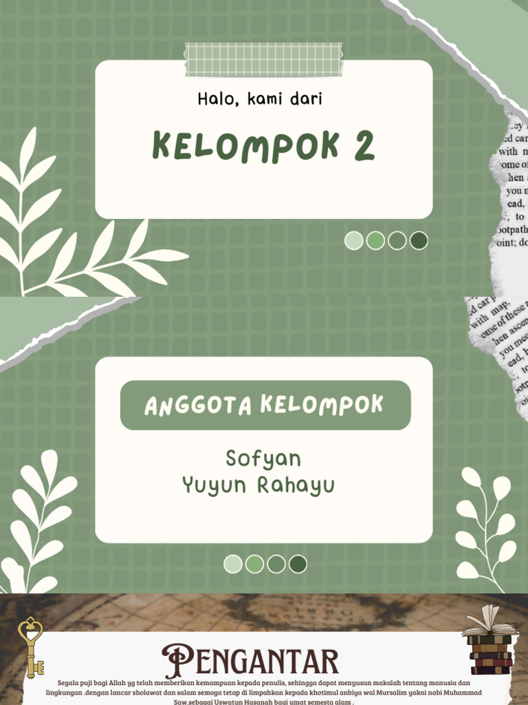 Tugas Presentasi Kelompok 2.tentang Kebersihan Alam - 202 | PDF