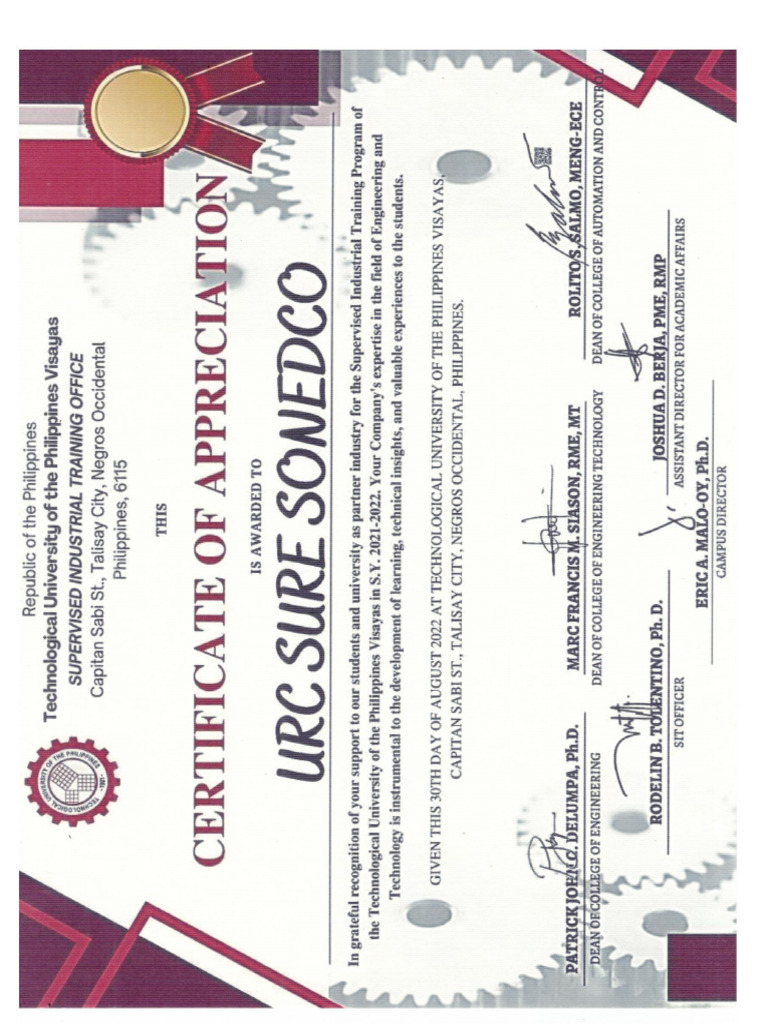 Urc Sure Sonedco Coa | PDF