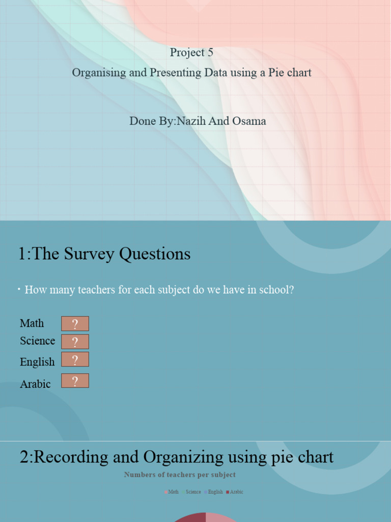 Pie Chart Analysis of School Teachers | PDF