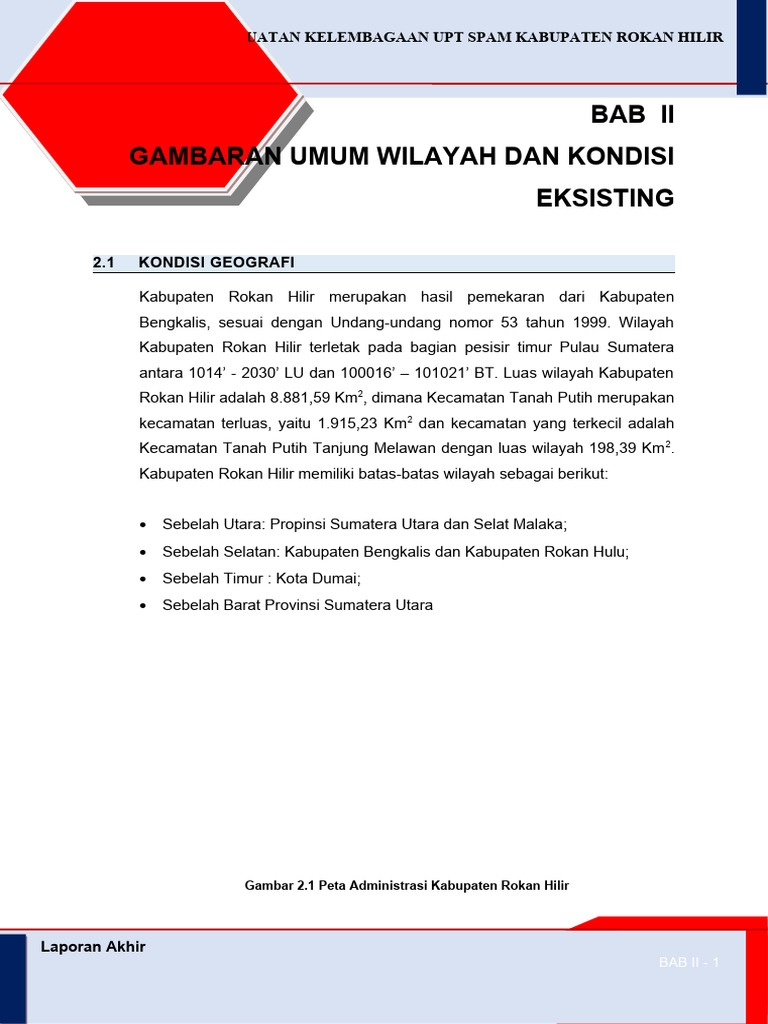 BAB 2 Gambaran Umum & Kondisi Eksisting UPT | PDF