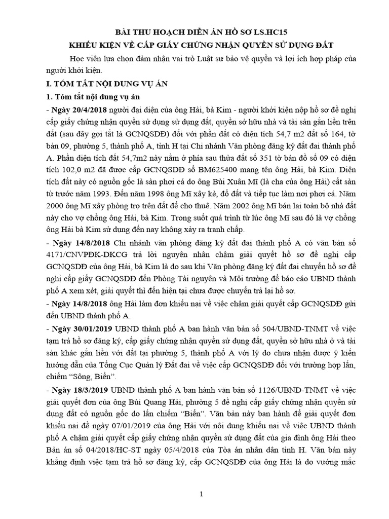 DA15 - 15.6 HC - Vu Quynh Trang | PDF