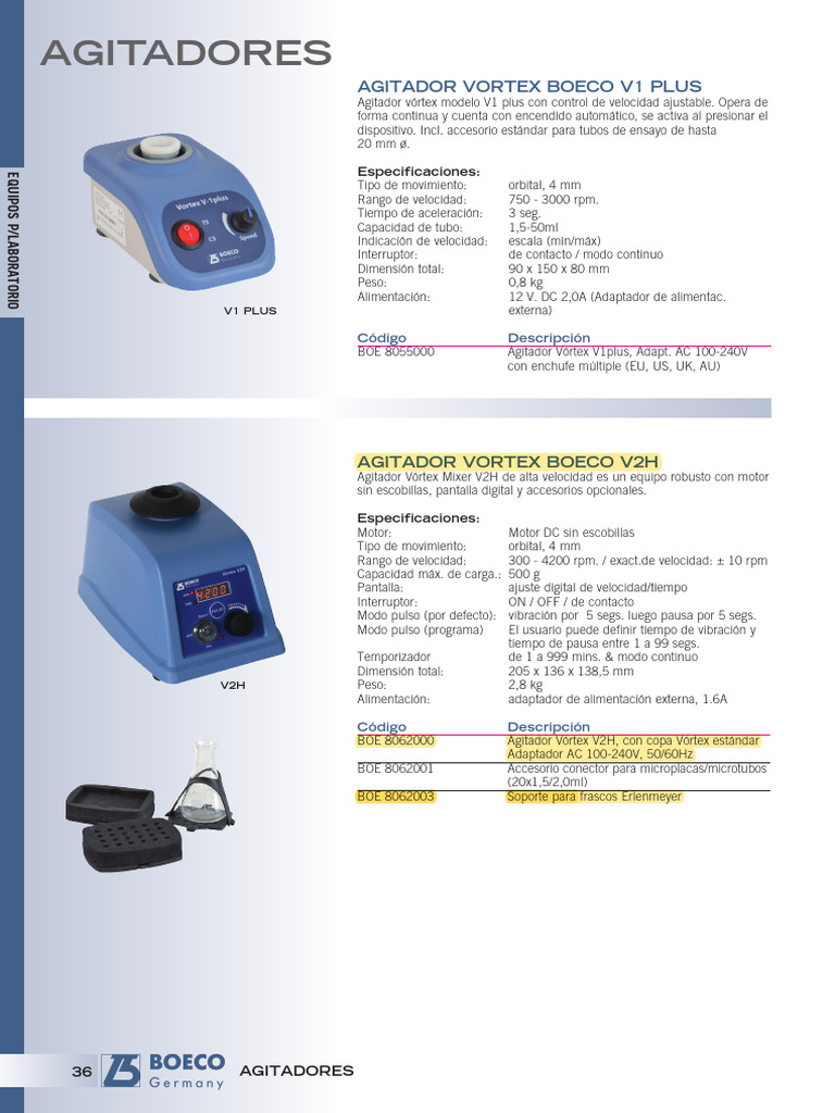 Ficha 12 Agitador Vortex | PDF