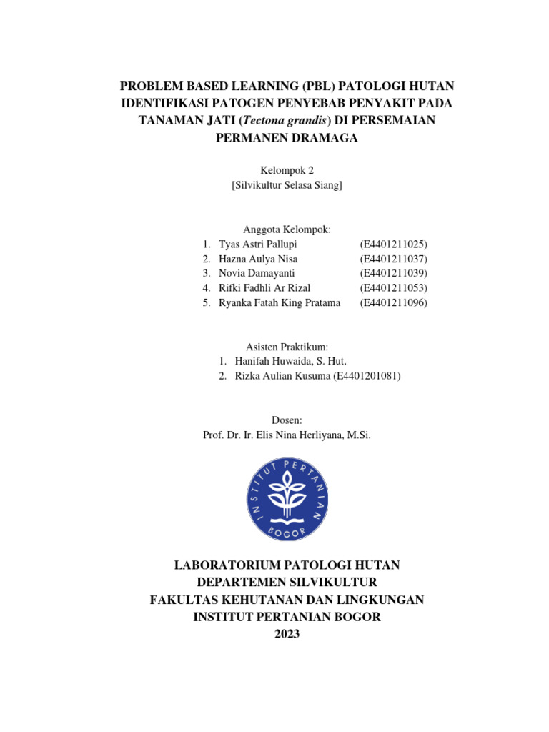 PBL1 Patologi Hutan | PDF