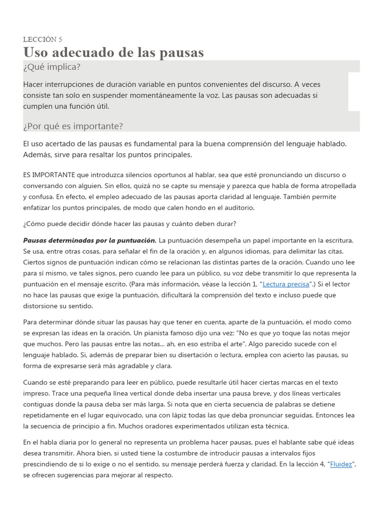 5 Uso Adecuado de Las Pautas | PDF