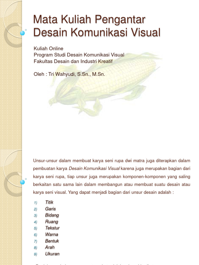 Unsur Desain Komunikasi Visual | PDF
