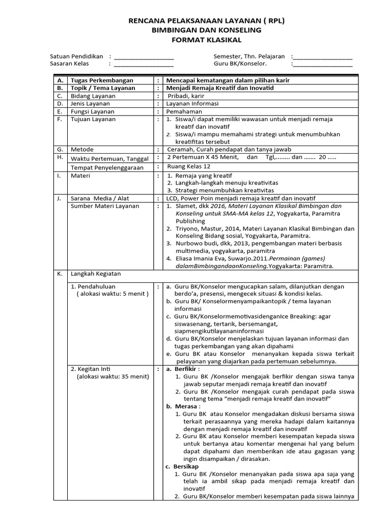 RPL BK Informasi Ketenagakerjaan Dan Suskses Bekerja Di LN | PDF