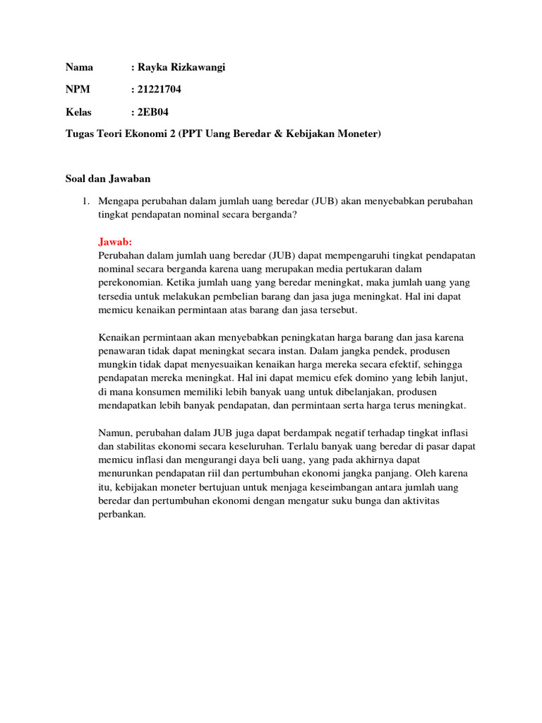 Rayka Rizkawangi - 2eb04 - Tugas 6 Te 2 | PDF | Bisnis | Hukum