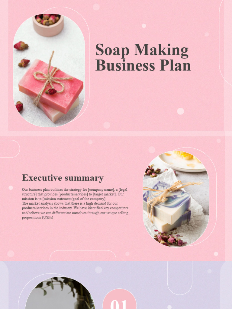 Soap Making Business Plan by Slidesgo | PDF