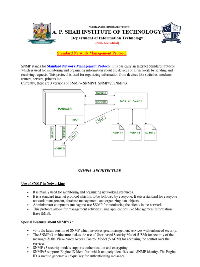 SNMP | PDF