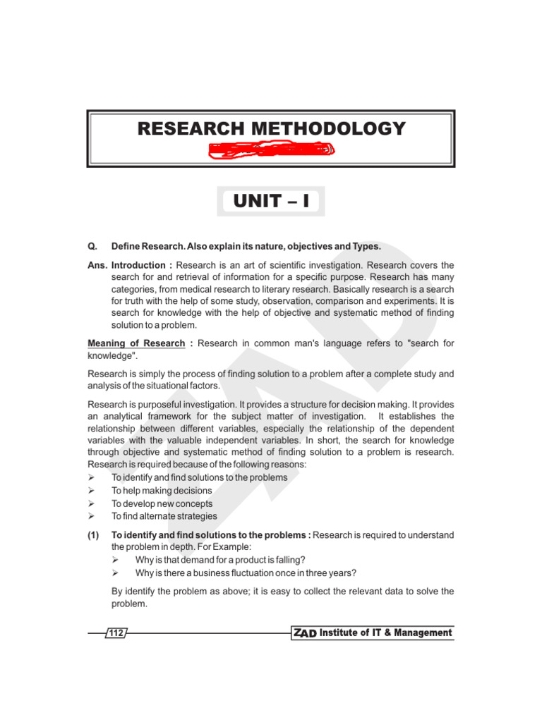 Study Material On Research Paper Communication | PDF