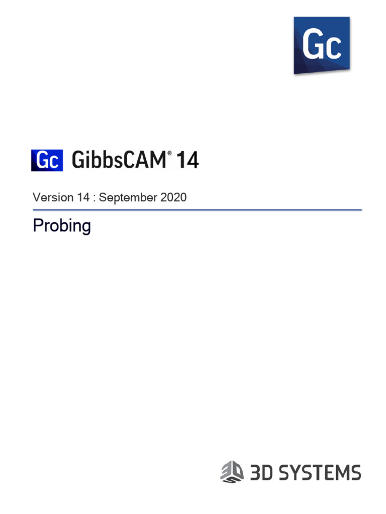 GibbsCAM 14 Probing | PDF | Computers
