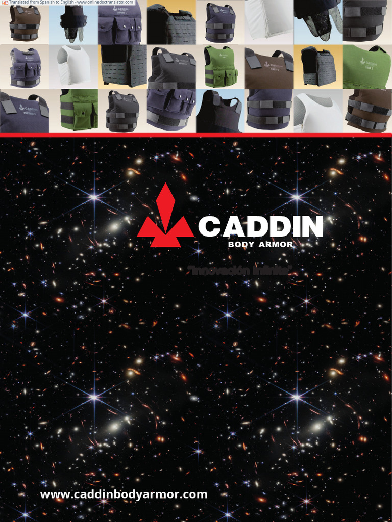 2023-03-Catalogo CADDIN Body Armor-esp-us-31-Mar.23.es - en | PDF