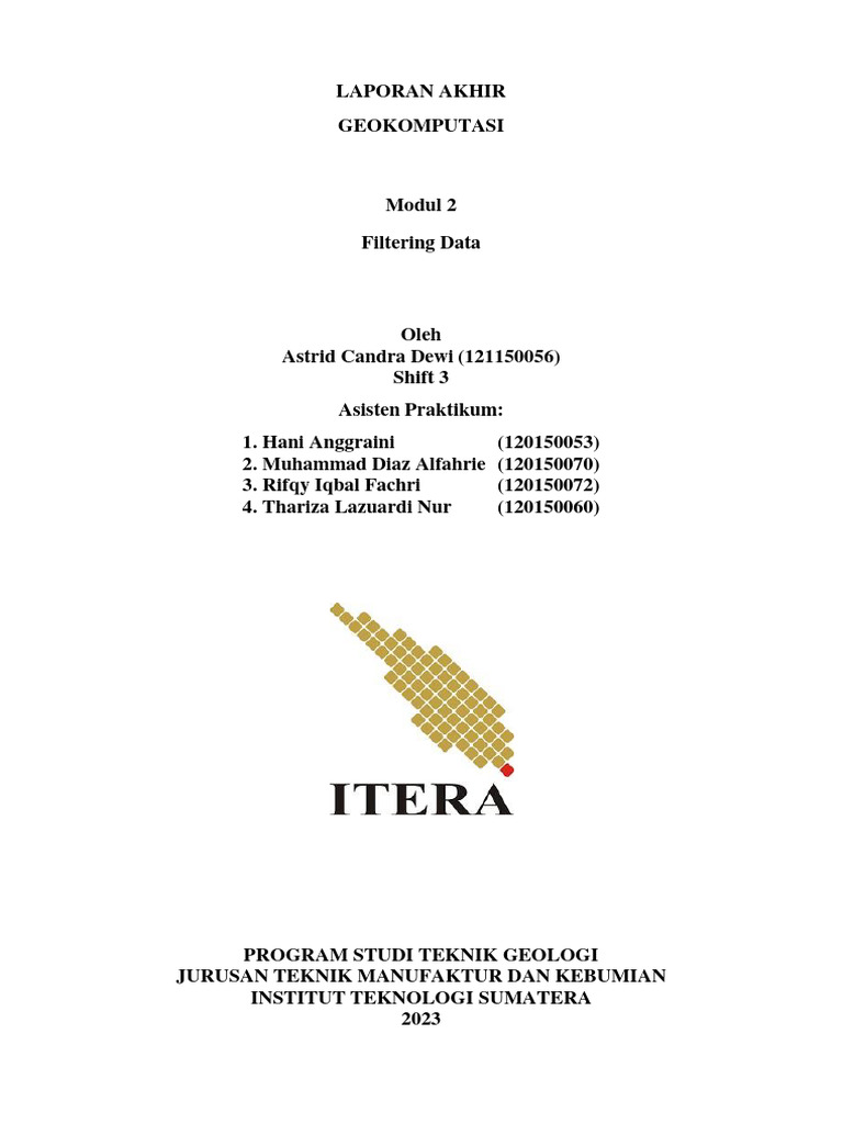 Geokomputasi Ayee | PDF