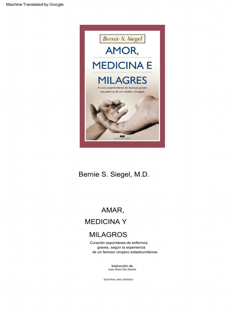 Amor, Medicina y Milagros - Bernie Siegel | PDF