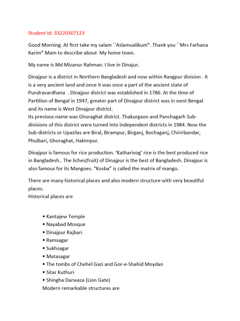 English Presentation | PDF