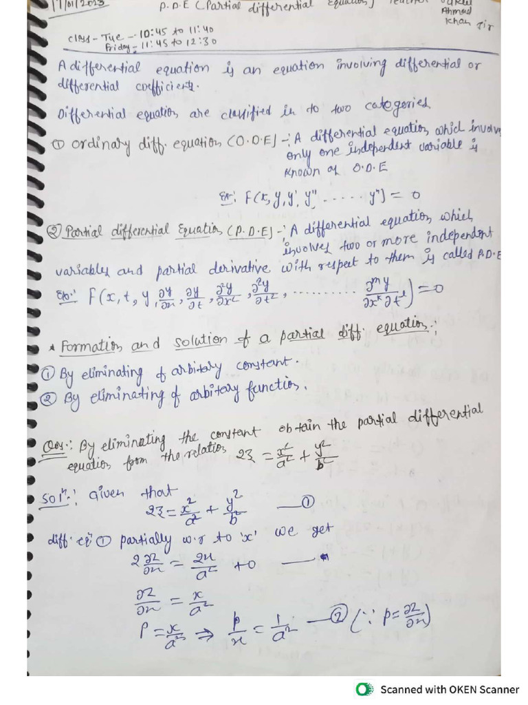 PDE Unit 1 and 2 | PDF