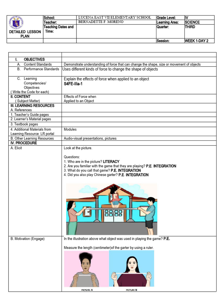 DLP Science 4 Q3 WK1D2 | PDF