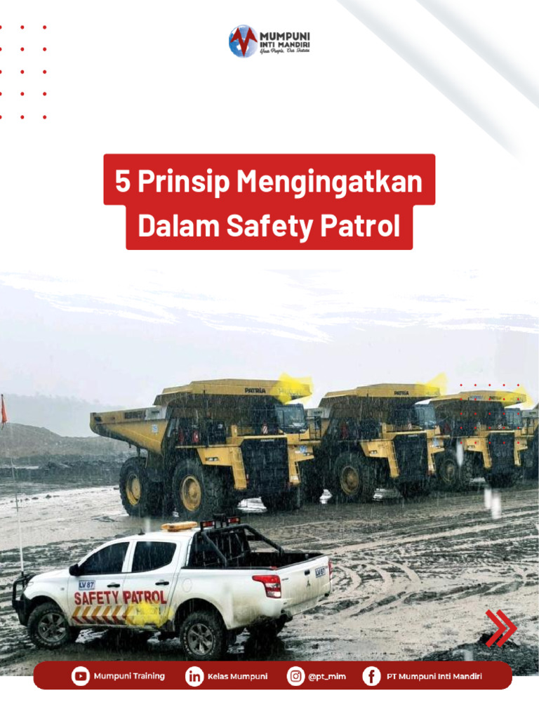 5 Prinsip Mengingatkan Dalam Safety Patrol | PDF