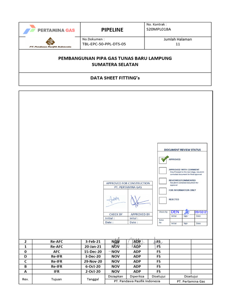 TBL-EPC-50-PPL-DTS-05 - DATA SHEET FITTING - REV 2 RE-AFC APP Da KD | PDF