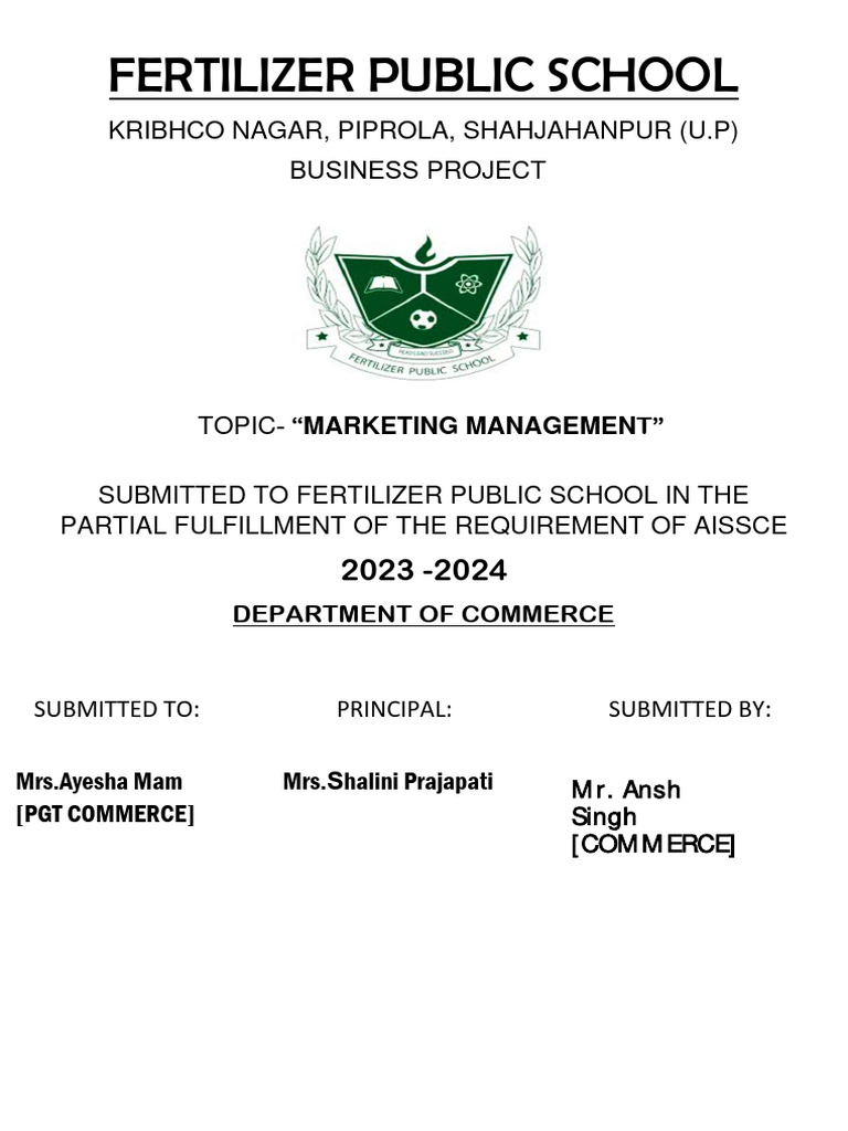 Ansh | PDF | Business