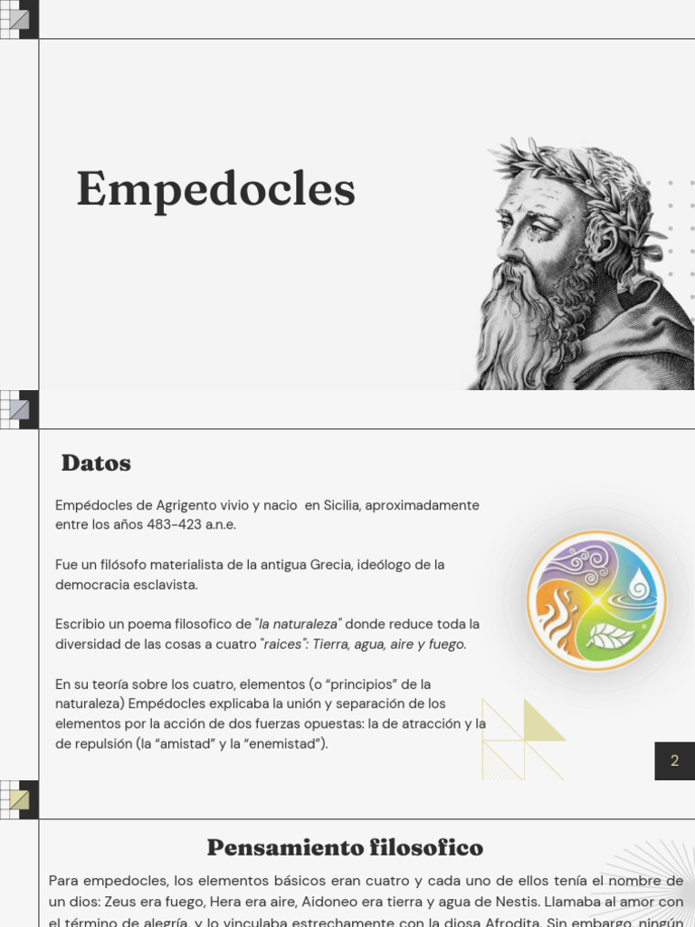 Empedocles | PDF