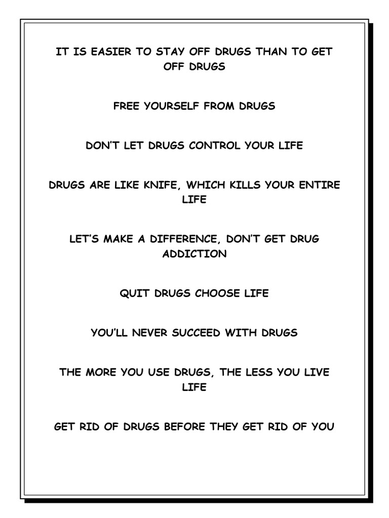 Overcoming Drug Addiction: Choose Life | PDF | Wellness | Lifestyle