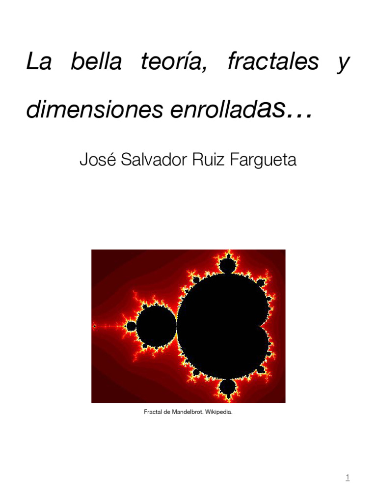 La Bella Teoria Fractales y Dimensiones | PDF