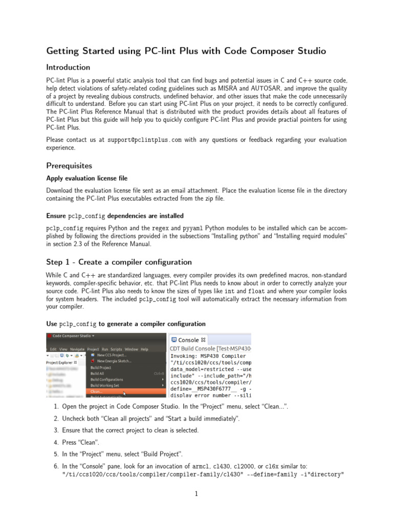 Getting Started PCLP Generic Ccs Eval | PDF