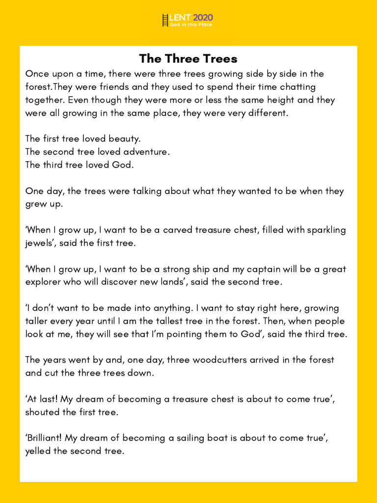 Attachment The Three Trees | PDF | Poetry