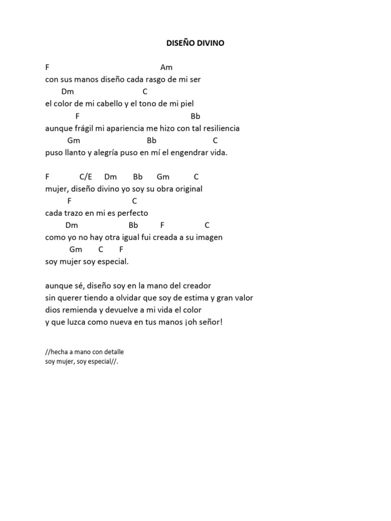 Diseño Divino Acordes - 114406 | PDF