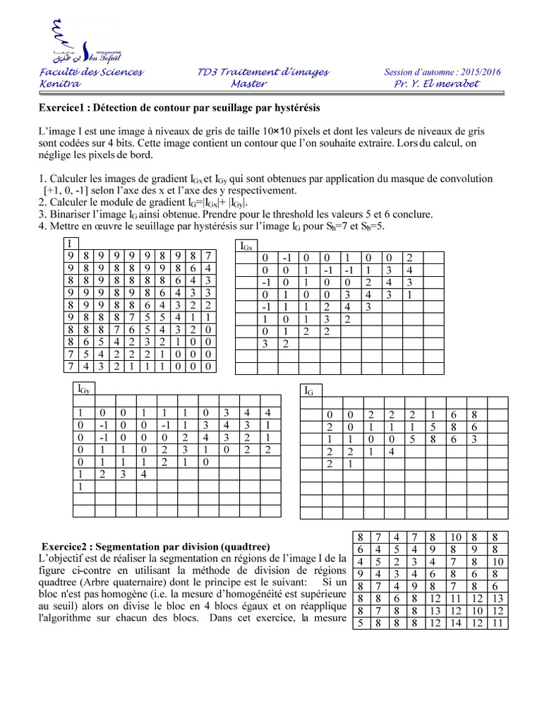 2023 TD3 Avec Correction | PDF