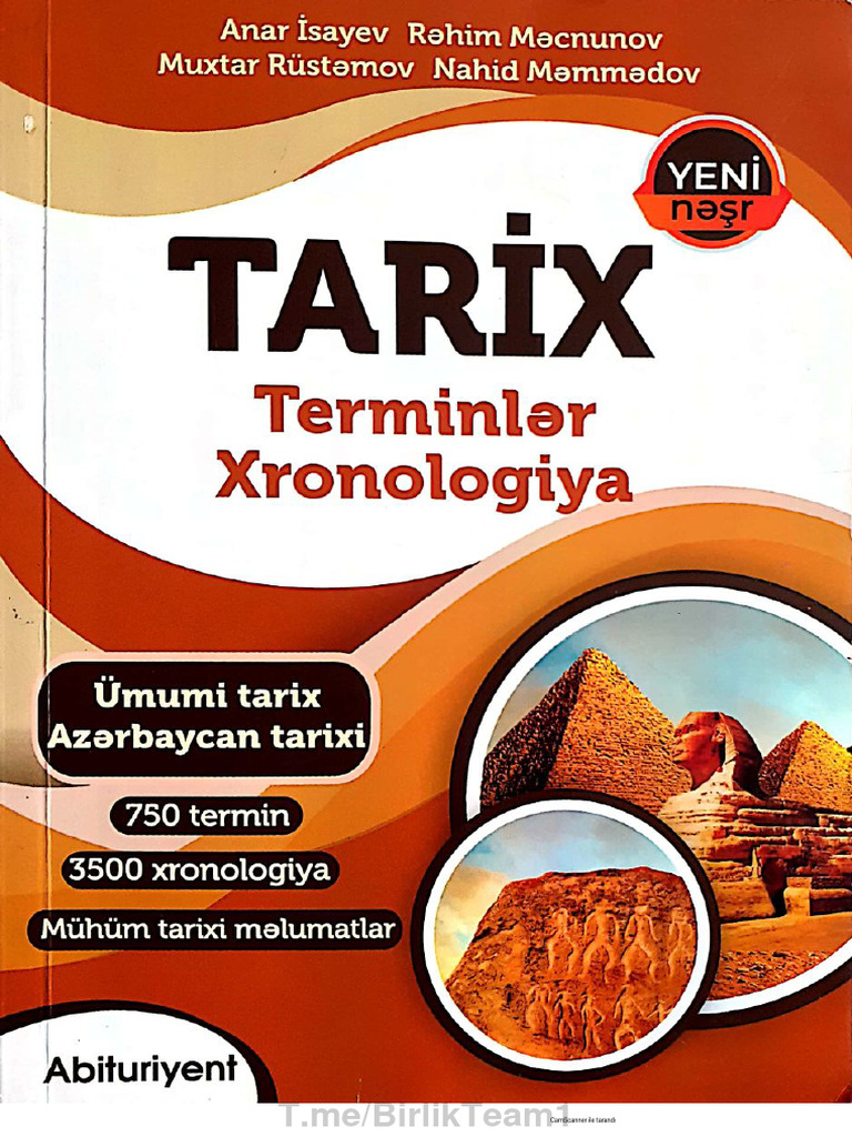Tarix. Terminlər. Xronologiya-1 | PDF