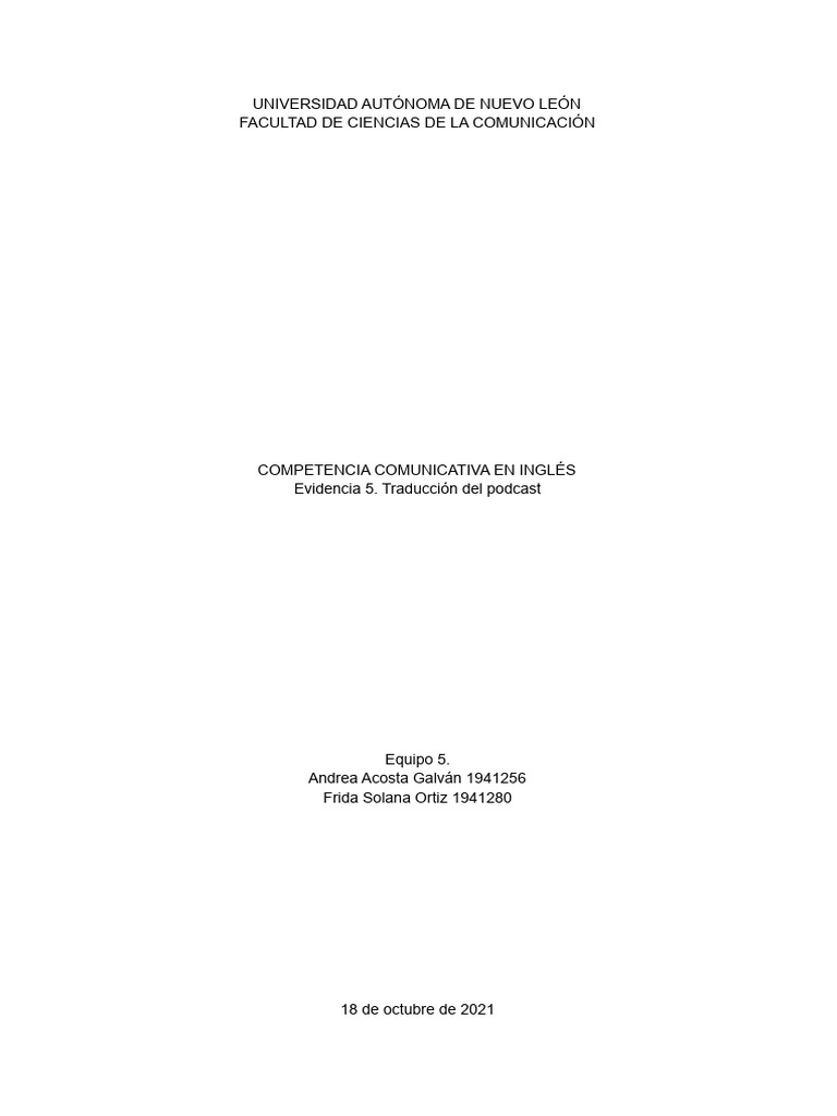 Evidencia 5. CCI | PDF