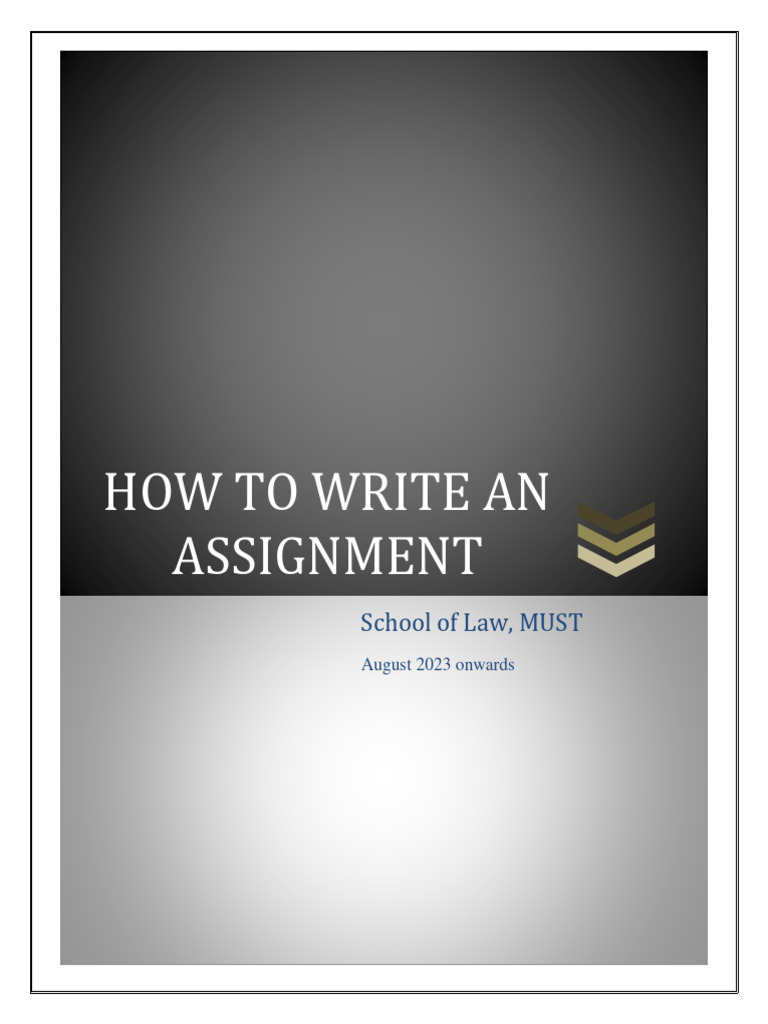 Assignment Format For SOL | PDF