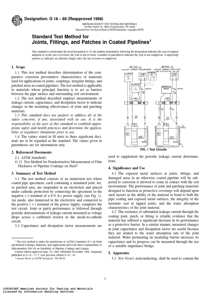 Astm G 18 | PDF
