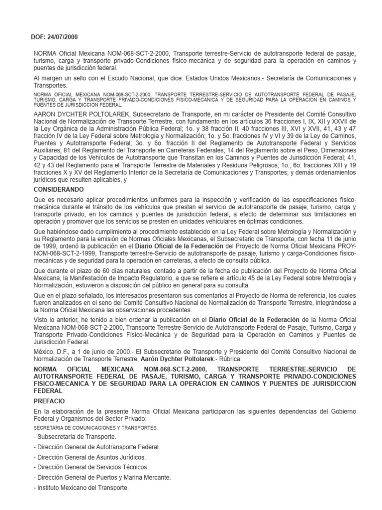 Nom 068 SCT2 2000 | PDF