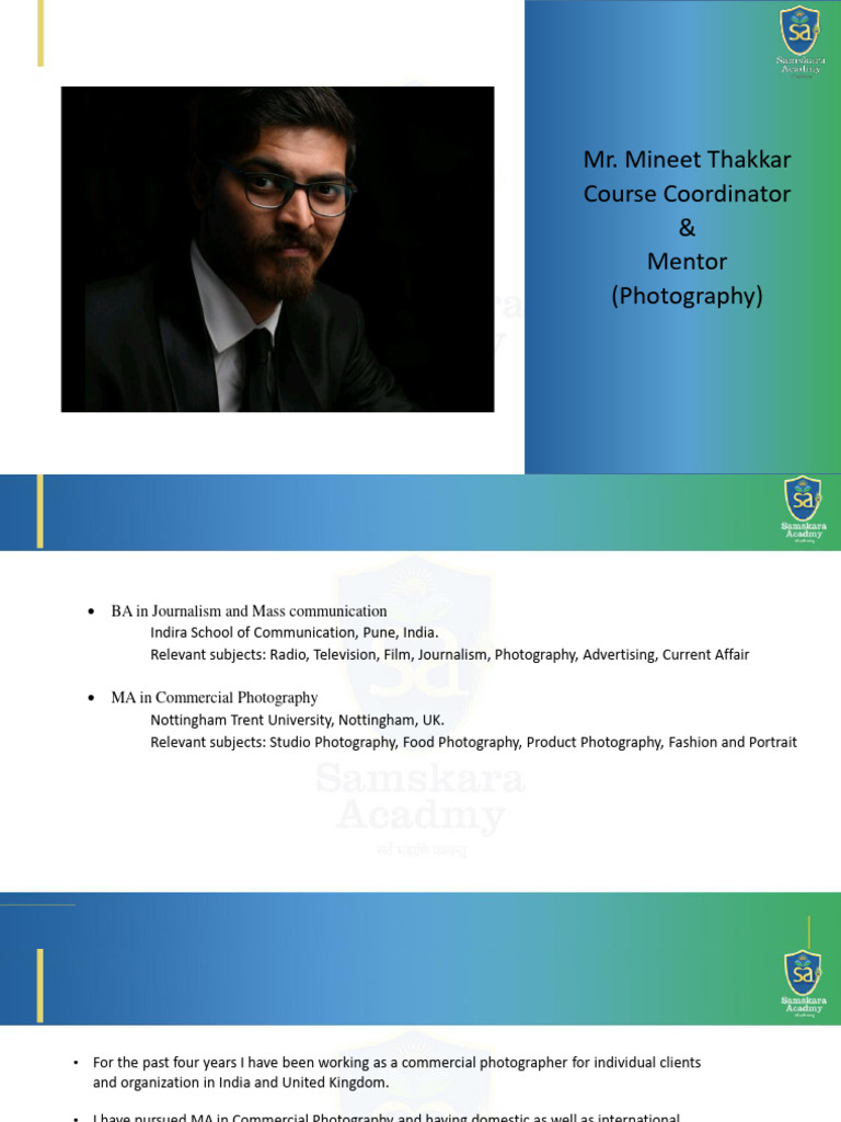 Photography & Videography | PDF