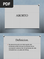 Aborto Diferido: Definición y Causas | PDF | Aborto | El embarazo